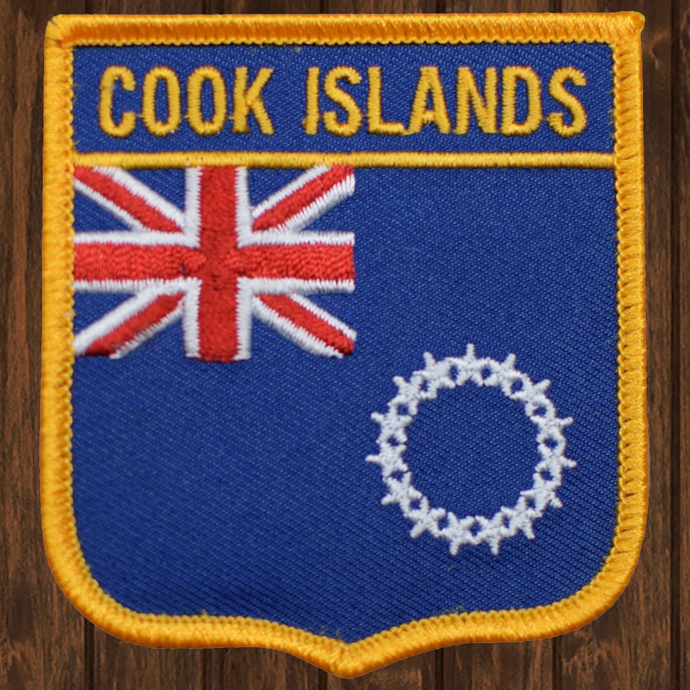 Cook Islands Embroidered Patch — Iron On | Paddy's Patches