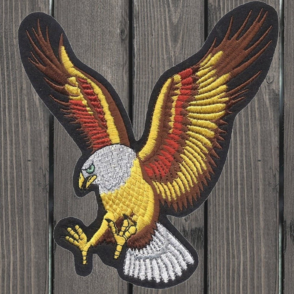 Extra Large Eagle Embroidered Patch 15" (Left Facing) — Iron On | Paddy ...