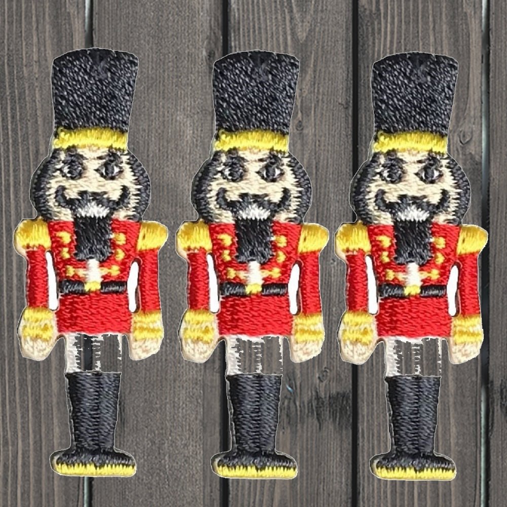 Nutcracker Embroidered Patch — 3-Pack — Iron On | Paddy's Patches