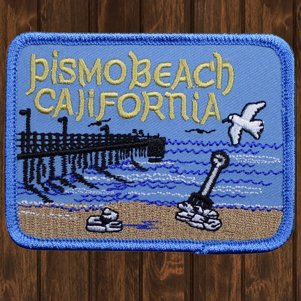 Pismo Beach Embroidered Patch — Iron On 3-7/16"