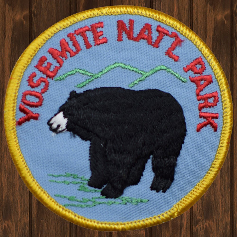 Vintage Yosemite National Park Embroidered Patch — Sew On | Paddy's Patches